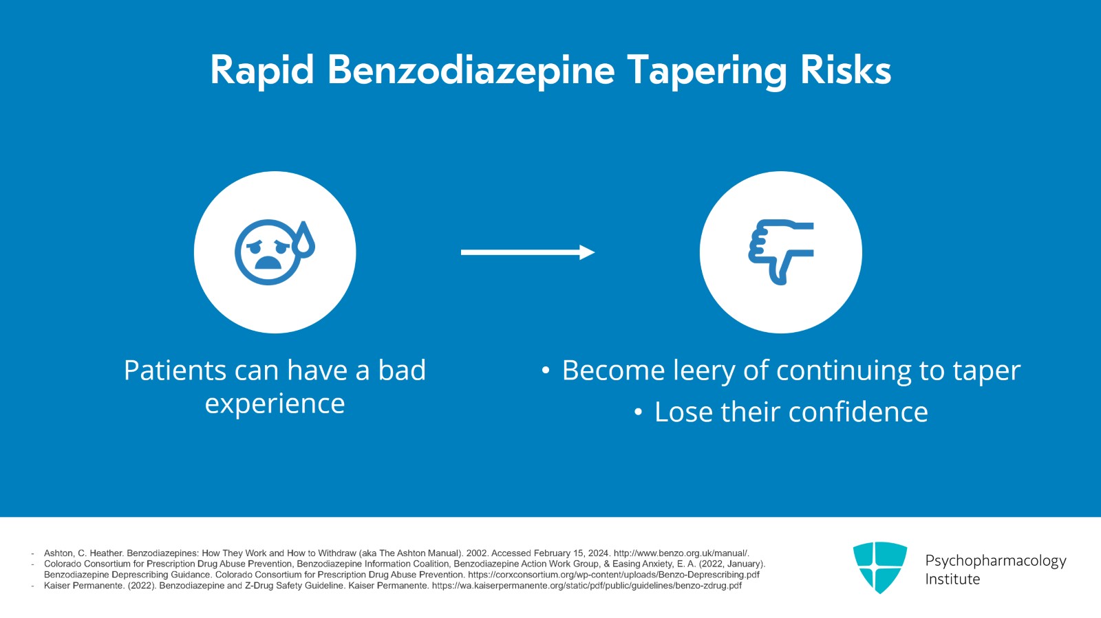 Understanding the Principles of Benzodiazepine Tapering ...